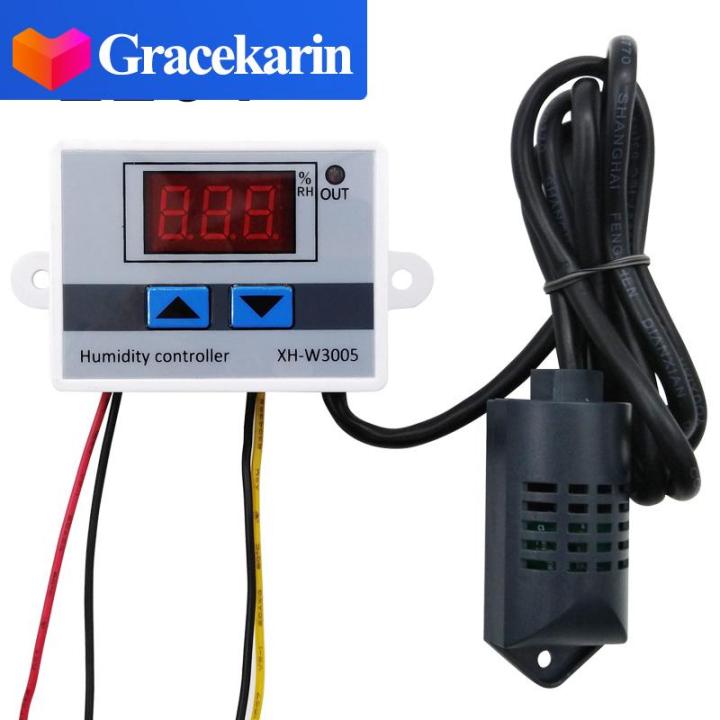 Gracekarin Reliable Hygrometer Hygrostat Digital Humidity Controller ...