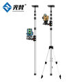 Level lifting support rod 3.2/4m infrared telescopic rod level meter ...