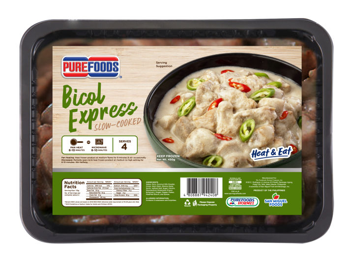 Purefoods Heat and Eat Bicol Express 450g | Lazada PH