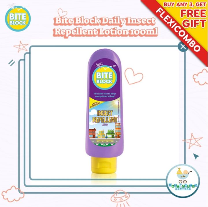 Bite Block Daily Insect Repellent Lotion 100ml | Lazada PH