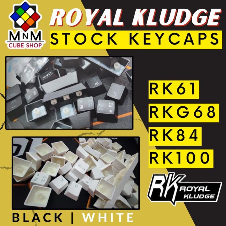 RK Stock Keycaps Royal Kludge rk68 RK98 RK61 RKG68 RK84 RK100 Black ...