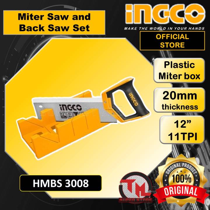 INGCO Miter Saw and Back Saw Set HMBS 3008 • Tm ss | Lazada PH