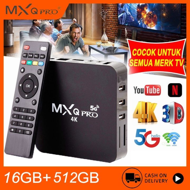 Android TV Box Stb 4K HD Digital Smart Set Top Box Ultra Mxq Pro ...