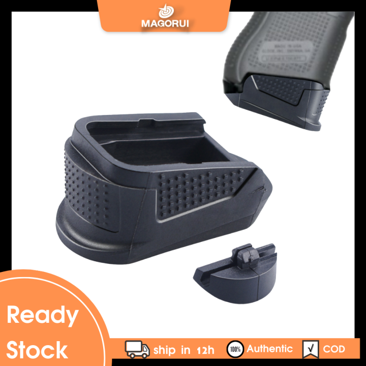 MAGORUI Ex/tend/ed G-rip Plate Mag P/Ad for Glock 26 27 33 Gen 4 5 +2RD ...