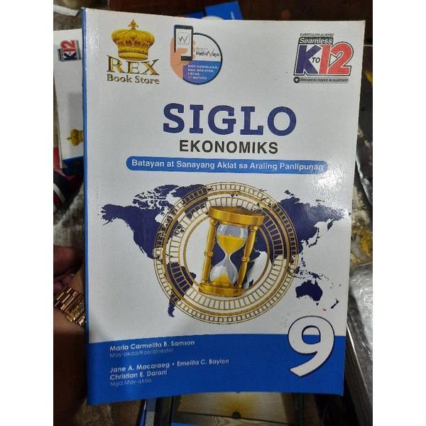 Hot Sell Siglo Ekonomiks Araling Panlipunan grade 9 Rex | Lazada PH