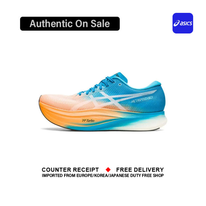 Official Asics Metaspeed Sky " Blue " รองเท้าวิ่ง 1013A115 - 800 ...