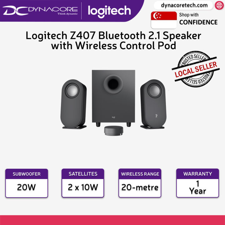 DYNACORE - Logitech Z407 Bluetooth 2.1 Speaker with Wireless Control ...