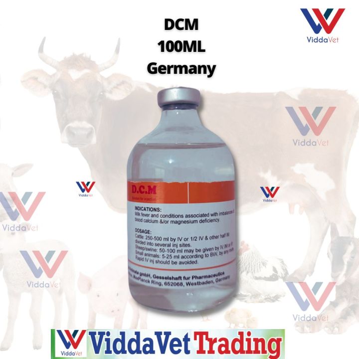 DCM I.njectable (Dextrose, Calcium, Magnesium) Germanay for animals 100 mL for pigs | Lazada PH