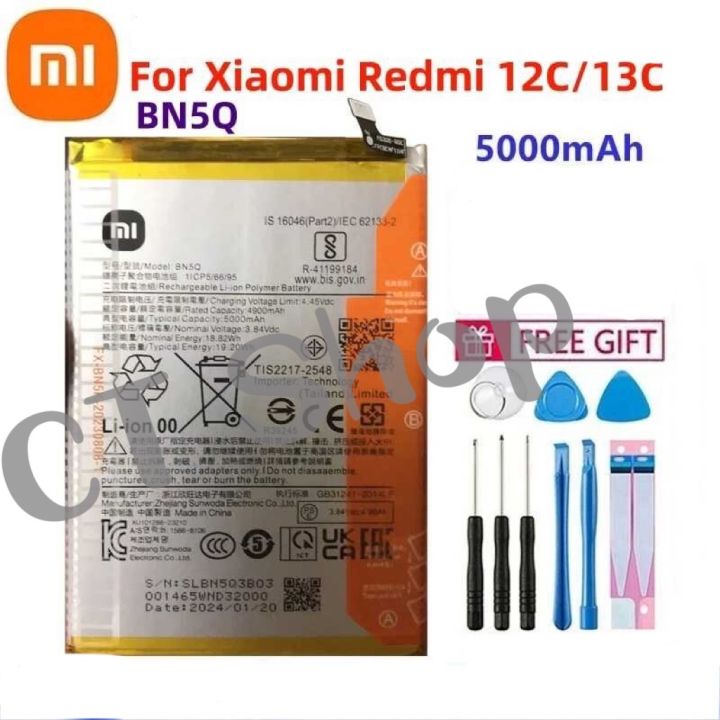 แบตเตอรี่ Xiaomi Redmi 13C/Redmi 12C BN5Q รับประกัน3เดือน Battery BN5Q ...