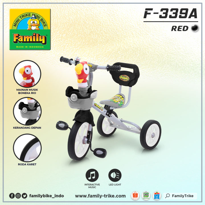 SEPEDA ANAK RODA TIGA FAMILY 339 A | Lazada Indonesia