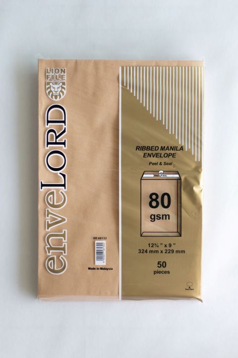 LION FILE A4 BROWN MANILA ENVELOPE 80 gsm (PACKET) | Lazada