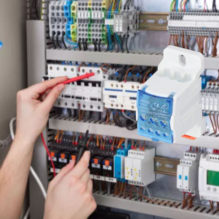 Terminal Block Junction Box 1 in Multiple Out Transparent Cover Power ...