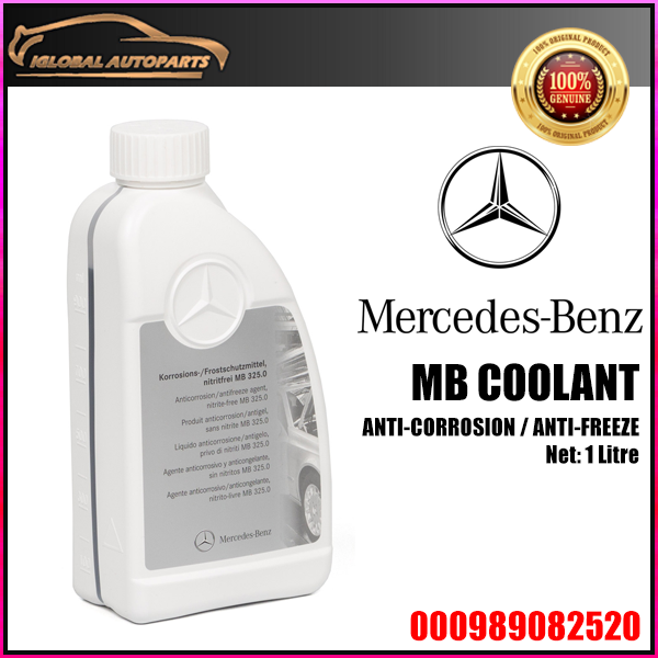 Mercedes-Benz Radiator Blue Coolant Anti-Freeze - 000989082520 ...