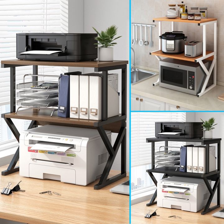 THE 7 DWARVES Simple Multi Layer Printer Stand Rack Kitchen Storage ...