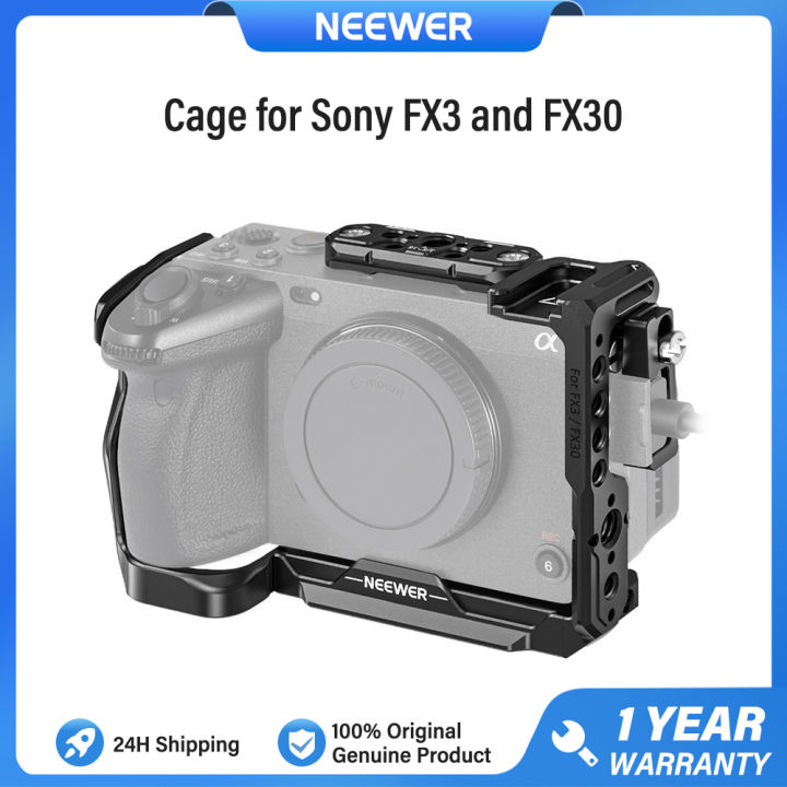 NEEWER Camera Cage for Sony FX3 FX30, Video Rig with HDMI Cable Clamp ...