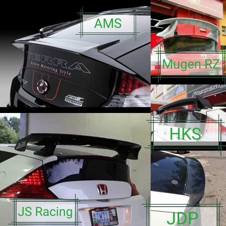 Honda crz ZF1 ZF2 rear boot trunk spoiler ducktail lip wing AMS JS ...