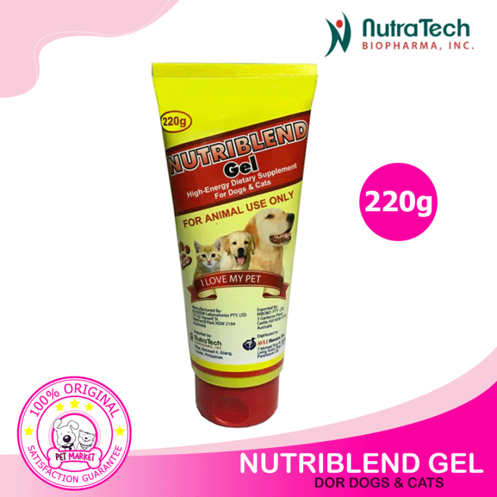 Nutratech NUTRIBLEND GEL SUPPLEMENT FOR DOGS AND CATS 220g | Lazada PH