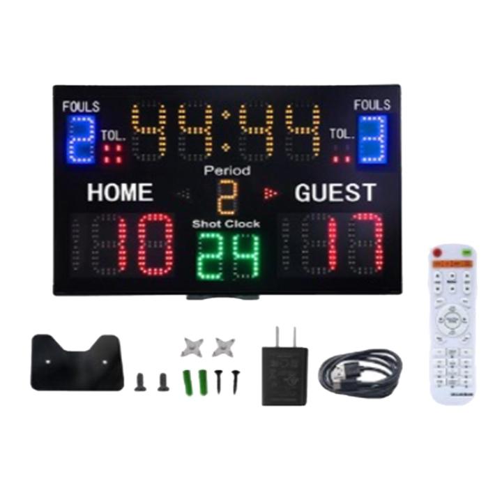 Moon Lovely Electronic Digital Scoreboard Indoor Basketball Scoreboard ...