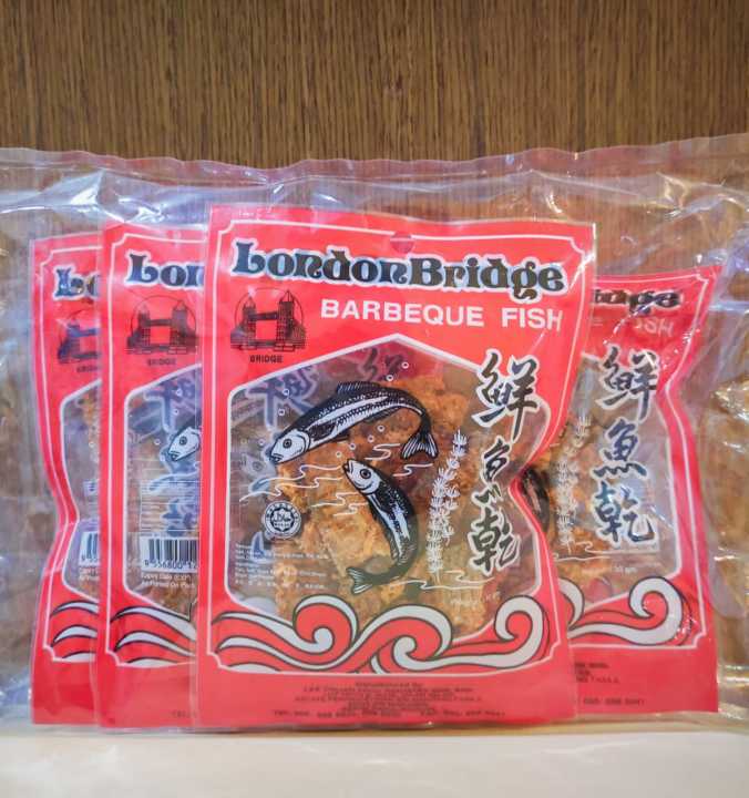 Satay Fish / London Bridge Barbeque Fish (30gm x 4 Packet) 鲜鱼乾沙爹鱼 | Lazada