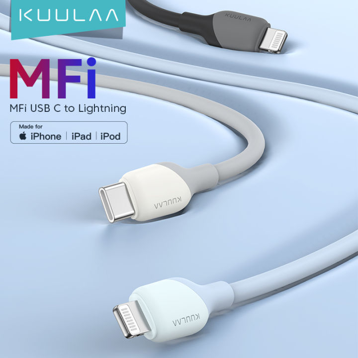 KUULAA USB C to Lightning Cable (Apple MFi Certified) for iPhone Fast ... KUULAA USB C to Lightning Cable (Apple MFi Certified) for iPhone Fast ...