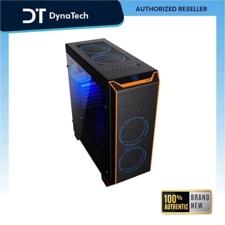 Trendsonic Thor TH06A Mid Tower ATX Case (3x120mm Blue) | Lazada PH