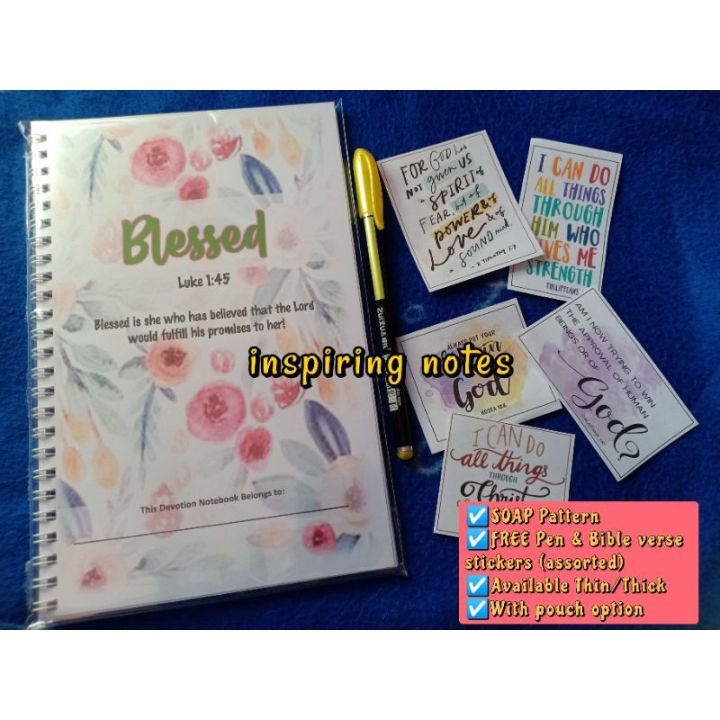 BLESSED SOAP Devotion Notebooks (100 & 180pages) + | Lazada PH