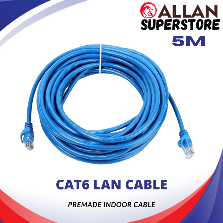 Allan Superstore CAT6 Indoor Cable 5M RJ45 Ethernet Cable Lan Cable ...