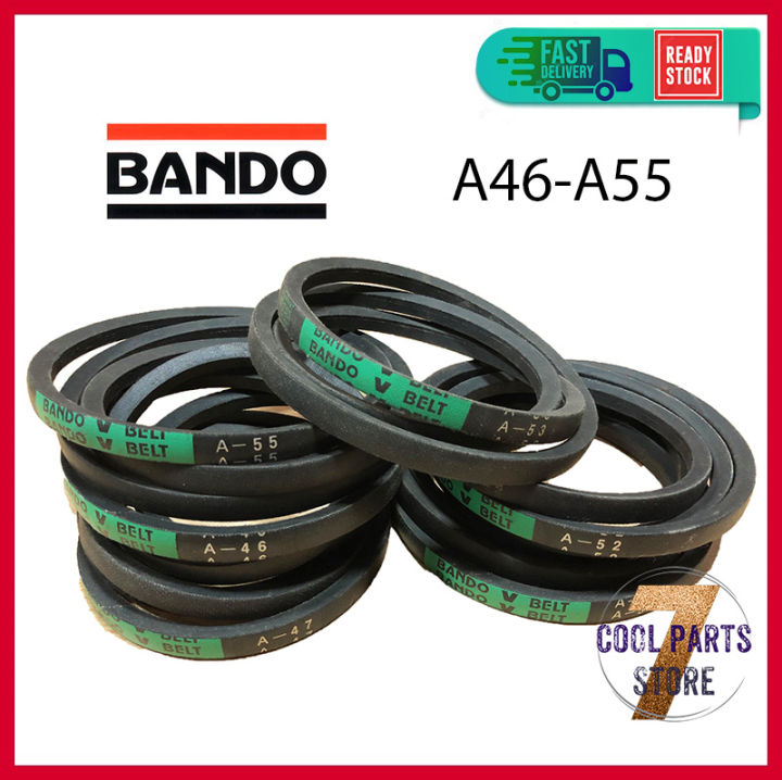 BANDO V Belt A46 A47 A48 A49 A50 A51 A52 A53 A54 A55 Bando V Belt- 100% ...