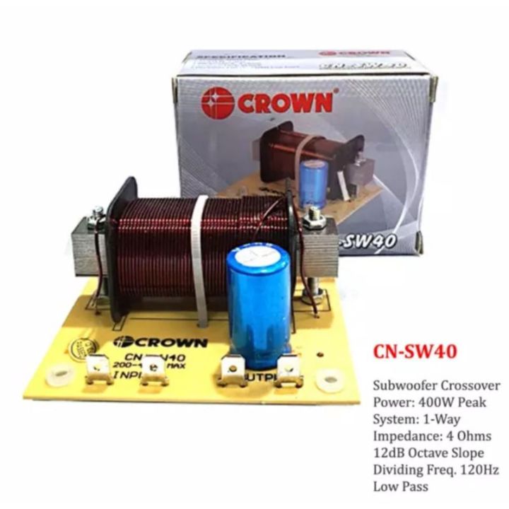 COD CROWN CN-SW40 SUBWOOFER DIVIDING NETWORK | Lazada PH