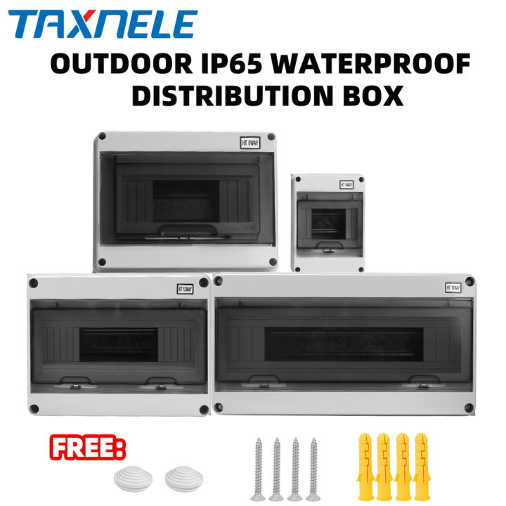 HT IP65 Outdoor Waterproof Electrical Distribution Box 2 3 5 8 12 15 18 ...