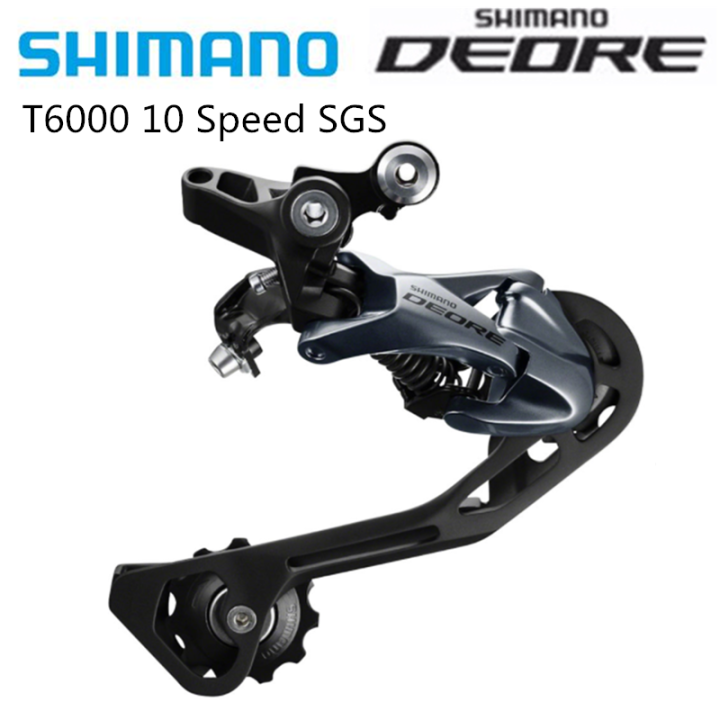 SHIMANO DEORE เดินป่า RD t6000 เอสจีเอ derailleur ด้านหลัง 10 ความเร็ว ...