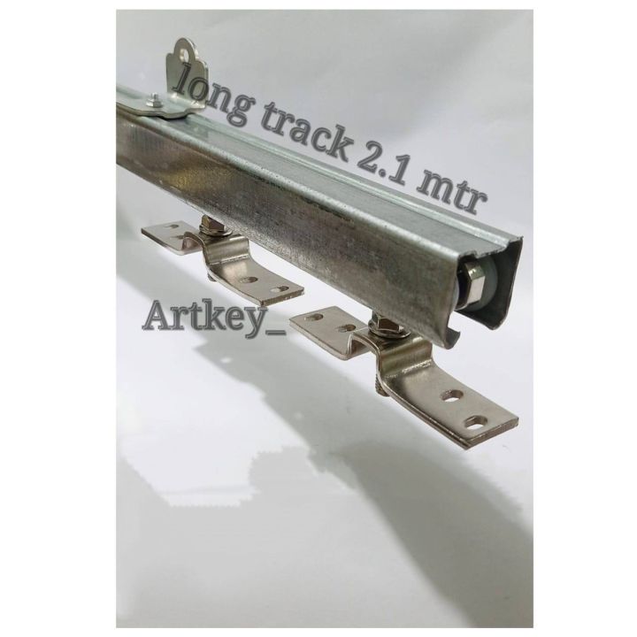 REL PINTU SLIDING/GESER GALVANIS/BESI TEBAL PANJANG 2.1 METER/210 cm ...