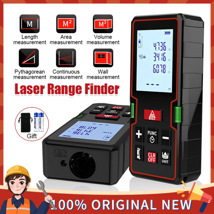 【🇲🇾Stock】High Precision Laser Rangefinder 40/100M Digital Range Finder ...