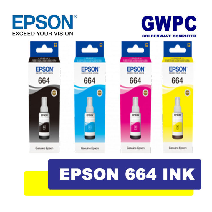 Epson 664 Genuine Ink Bottle T664 | Lazada PH