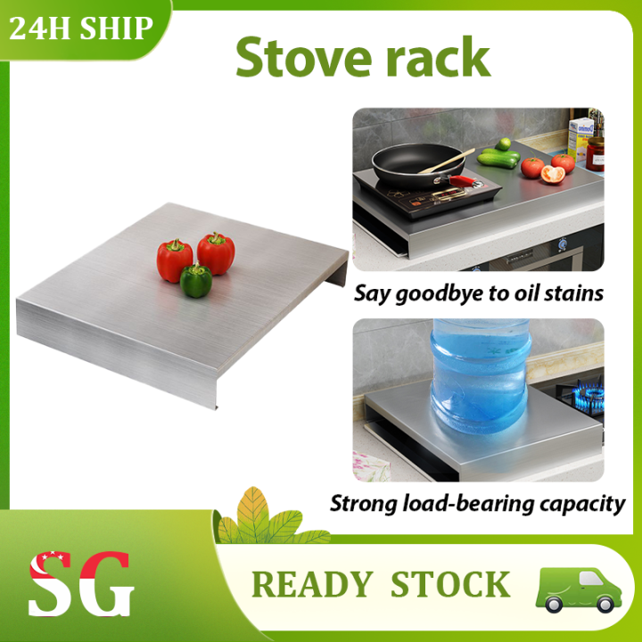 SG【Ready Stock】Stainless Guard Pro Stove Rack: Non-Magnetic Splash ...