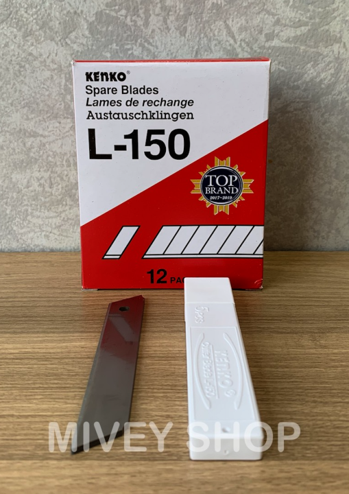 12 Pcs Isi Cutter Kenko Blade L-150 (18mm) | Lazada Indonesia