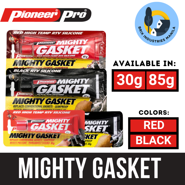 Pioneer Mighty Gasket Black and Red RTV Silicone 30 grams and 85 grams ...