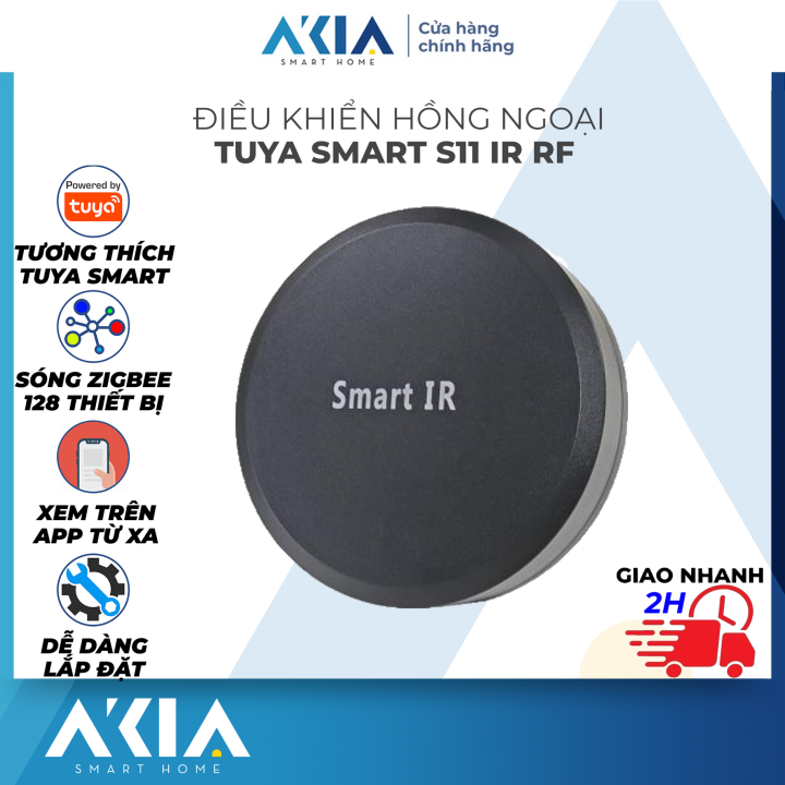 Điều khiển hồng ngoại AKIA Tuya Smart IR RF - Điều khiển qua app Tuya ...