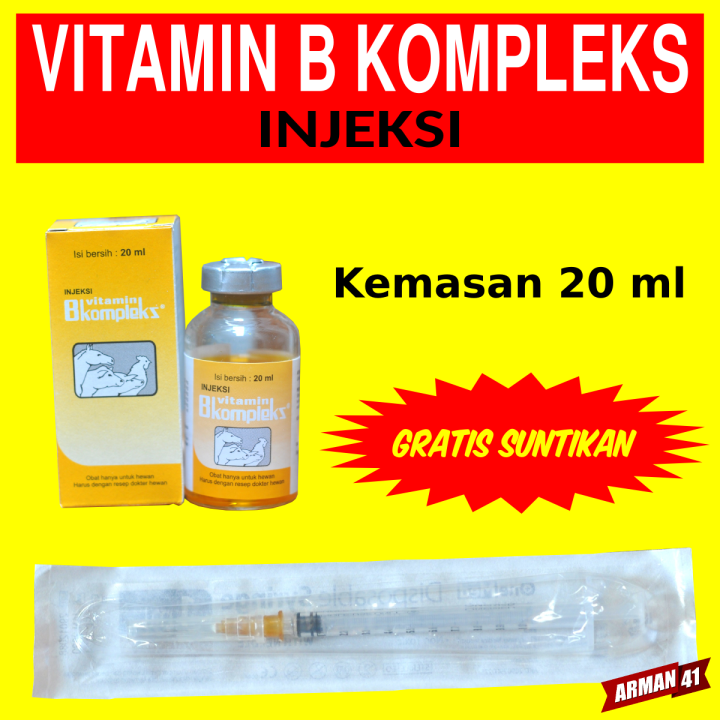 Vitamin B Kompleks Injeksi 20 ml MEDION GRATIS SUNTIKAN | Lazada Indonesia