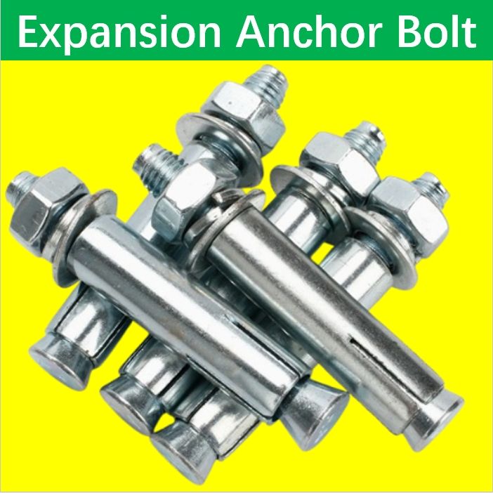 Mago Galvanized Steel 6-8-10-12mm Expansion Anchor Bolt With Hex Nut ...