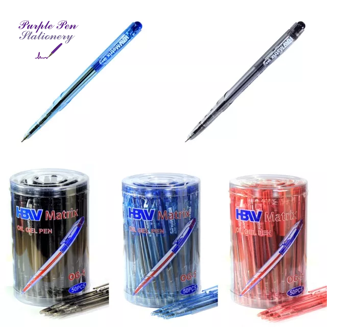 HBW MATRIX RETRACTABLE BALLPEN 50PIECES | Lazada PH