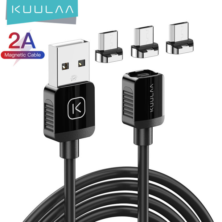 KUULAA Magnetic Cable Fast Charging Magnet Charger Micro USB Type C ...