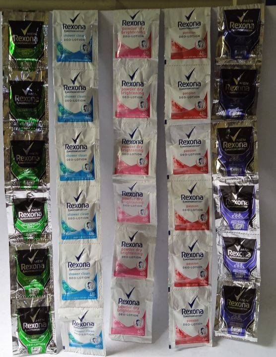 REXONA DEO LOTION NET.VOL.3ML PER SACHETS/12 SACHETS PER GOOD TIE ...