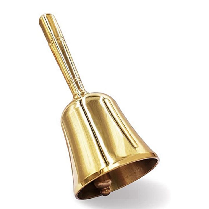 (IYSP) Super Loud Hand Barking Bell Solid Brass Dinner Bell Pet ...