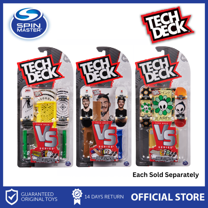 Tech Deck Versus Series Fingerboard Kit Mini Skateboard with Accessories I Finger Skate Toys ...