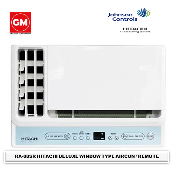RA-08SR HITACHI 0.8HP REMOTE CONTROL NON-INVERTER WINDOW TYPE AIRCON ...