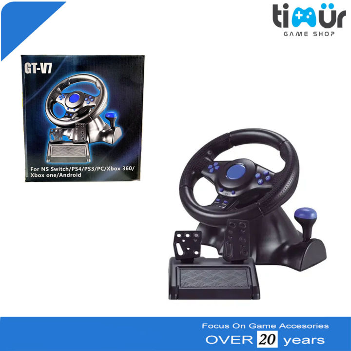 Stir Setir GT-V7 Steering Wheel Racing PS3 PS4 PS5 Android PC Xbox ...