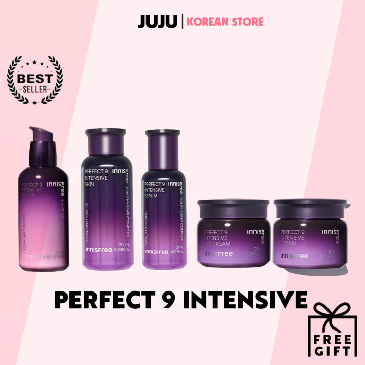 innisfree / [NEW VERSION] Perfect 9 Collection / Lotion / Cream / Skin ...