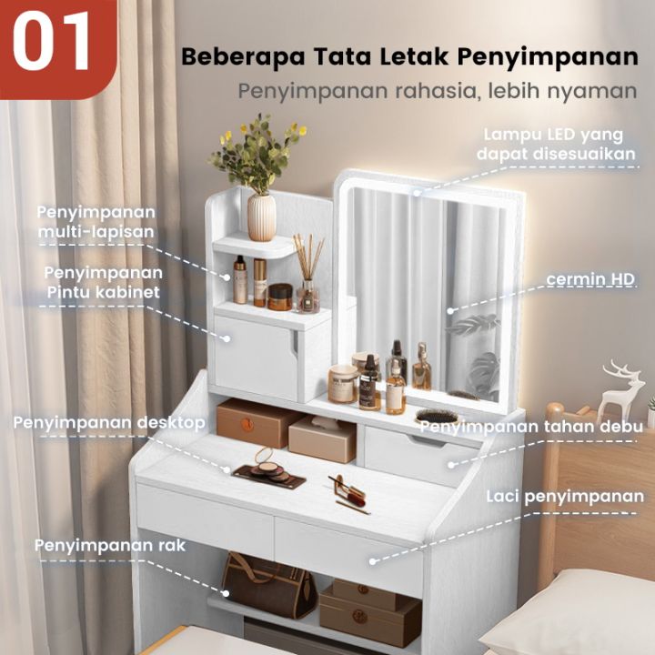 Sakula Meja Rias/Meja Rias Minimalis/Meja Rias Kecil/Meja Rias Murah ...