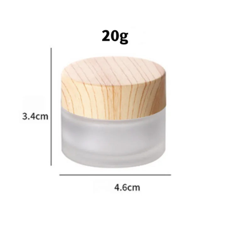 5g-50g Cosmetic Storage Container Refillable Bottles Frosted Face Cream ...